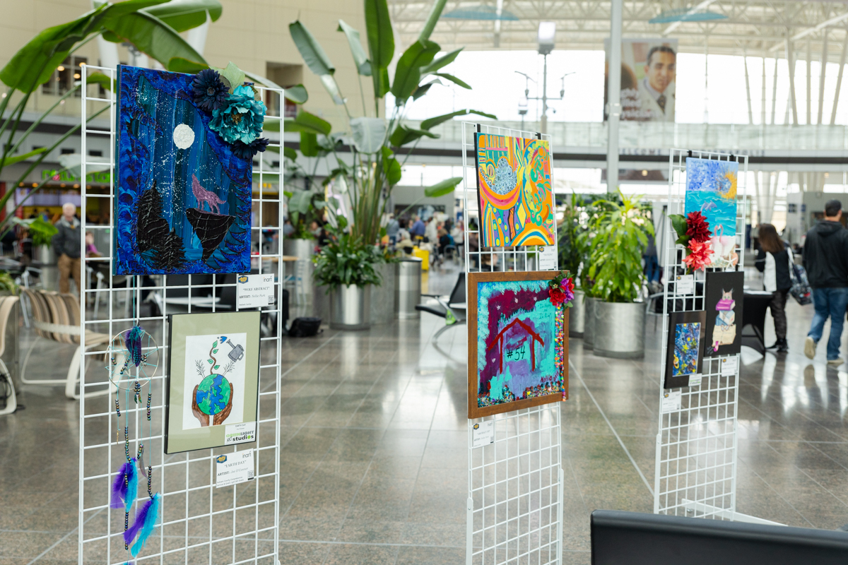 INARF-Ability Indiana Art Display | Indianapolis Airport Authority
