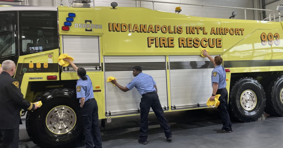 Indy Airport Fire Department Inducts… | Indianapolis Airport Authority